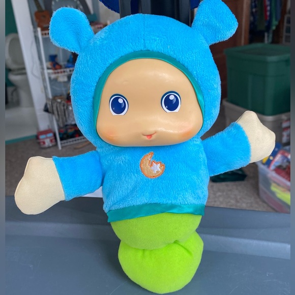 Toys | Playskool Hasbro 217 Blue Lullaby Gloworm Glow Worm Music Toy 9 ...